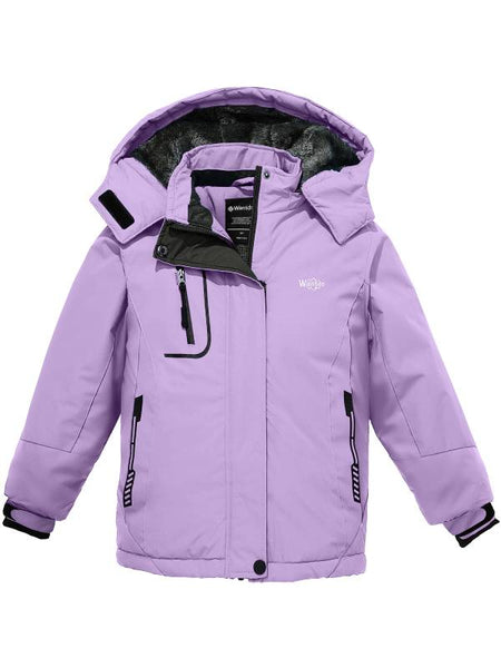 Girls' Waterproof Ski Jacket Insulated Snowboarding Jackets Winter Sno